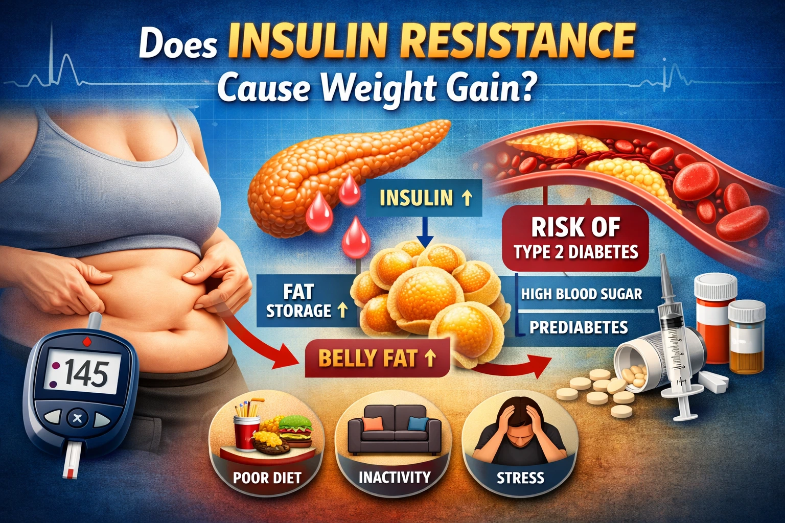 Does Insulin Resistance Cause Weight Gain? A Complete Guide